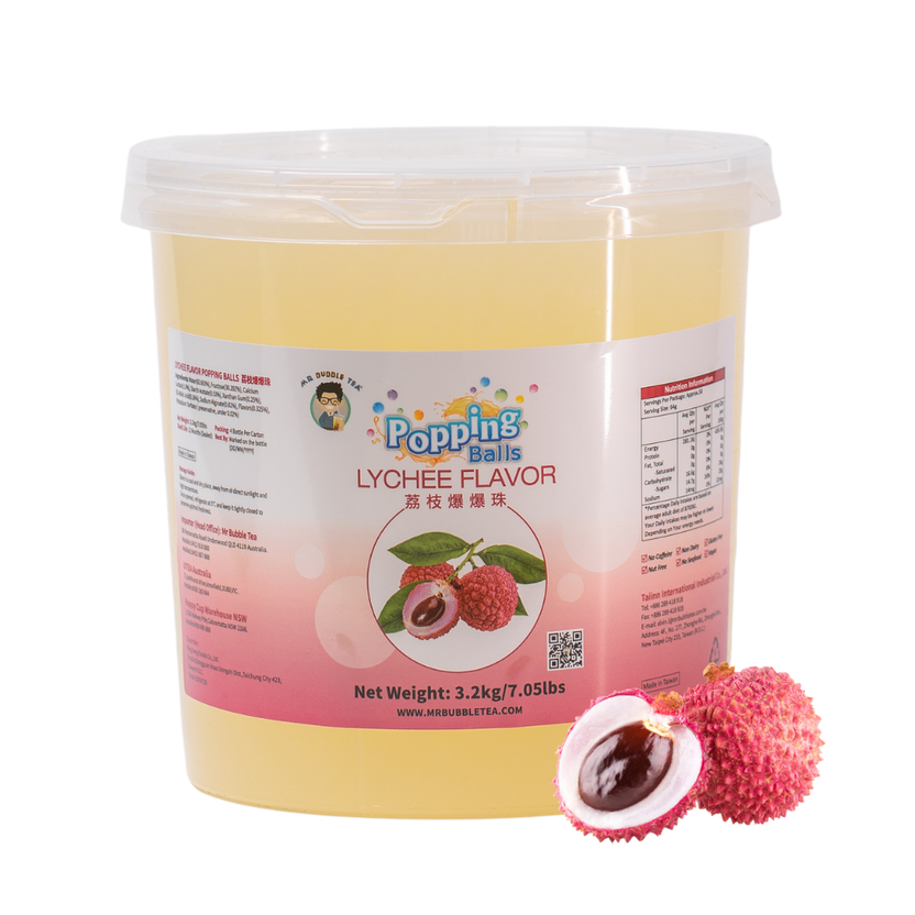 Lychee Flavor Popping Ball | Popping Boba | UTea Australia – Utea ...