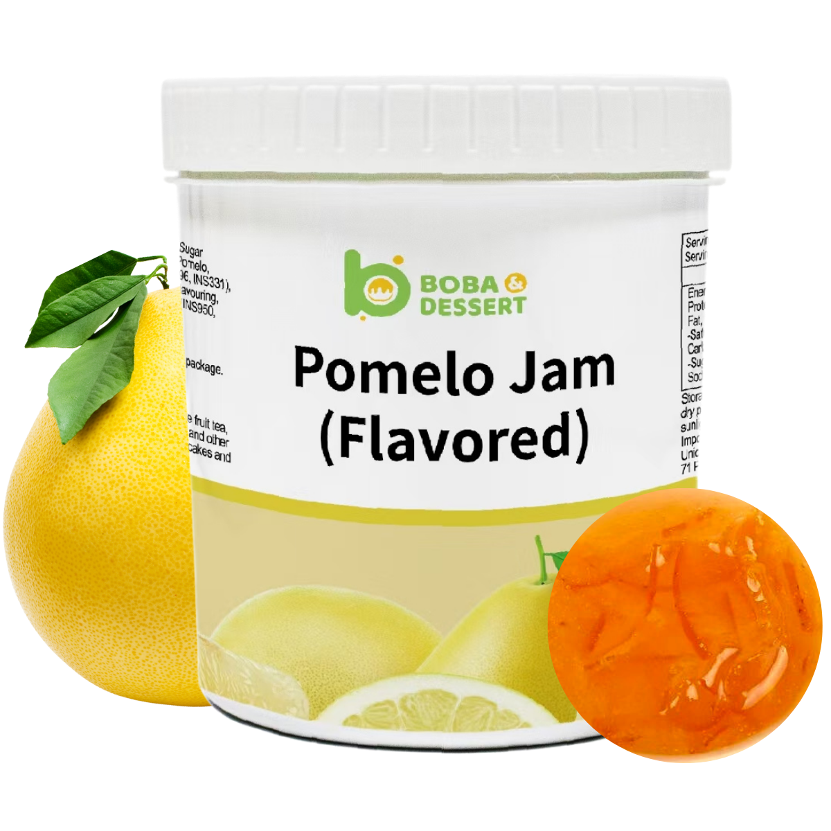 Pomelo (Yuzu) Jam Syrup (1.2kg) | Bubble Tea Syrup | UTea – Utea ...